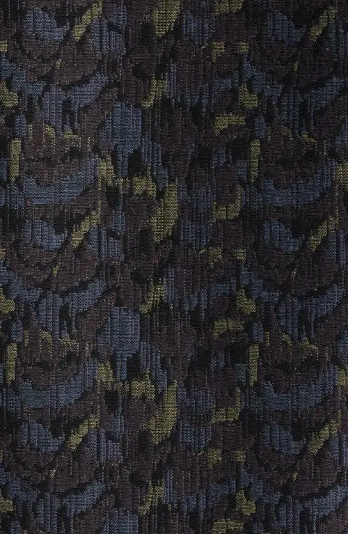 WAX LONDON Whiting Camo Jacquard Recycled Cotton-blend Shirt Jacket - Navy