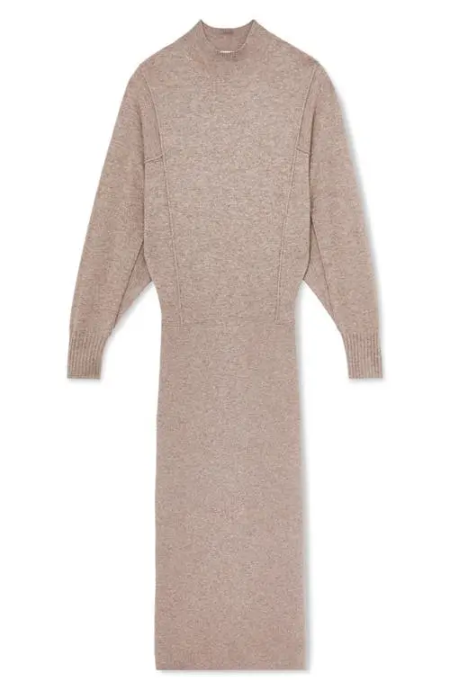 REISS Long Sleeve Maxi Sweater Dress