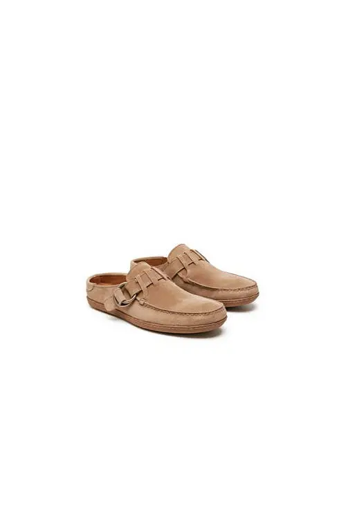 Quoddy Ring Mule - Mushroom Suede