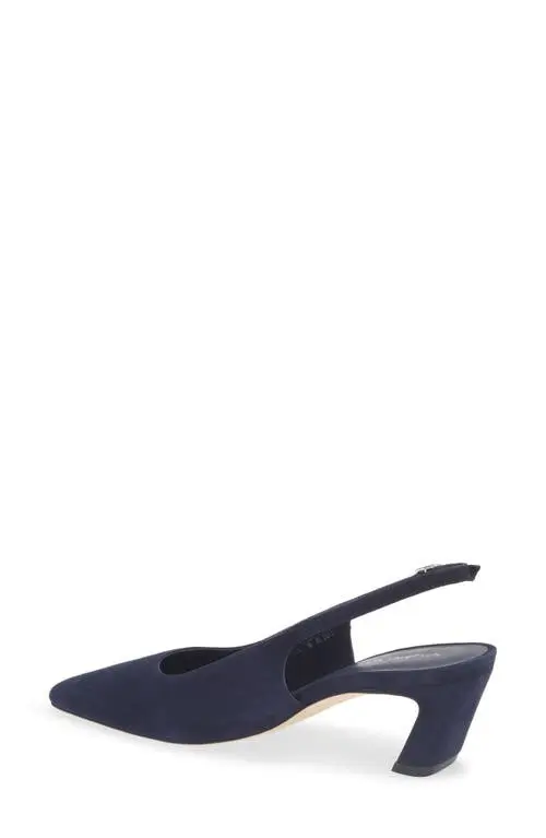 STUART WEITZMAN Stassi Slingback 50 Pump - Nice Blue