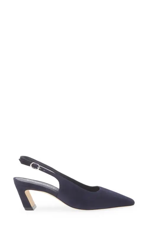 STUART WEITZMAN Stassi Slingback 50 Pump - Nice Blue