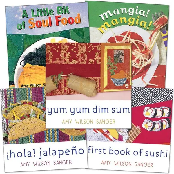 KAPLAN EARLY LEARNING COMPANY A World Of Food Board Booksset Of 5 - Multicolor