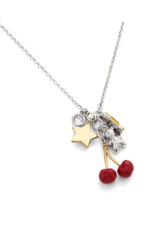 Marc Jacobs Charm Pendant Necklace - Silver/multi