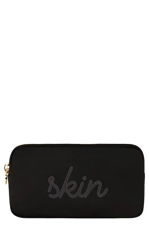 Stoney Clover Lane Small Embroidered Nylon Pouch - Noir