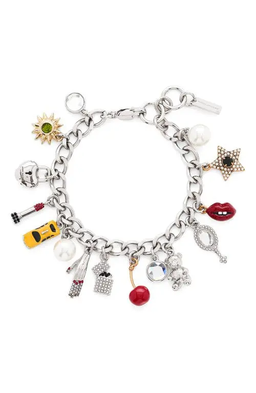 Marc Jacobs Trinket Charm Bracelet - Silver/multi