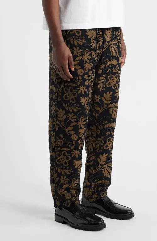WAX LONDON Tyne Recycled Cotton-blend Floral Jacquard Pants