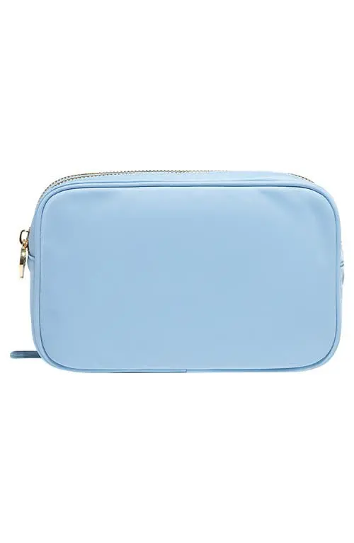 Stoney Clover Lane Double Zip Nylon Pouch - Periwinkle