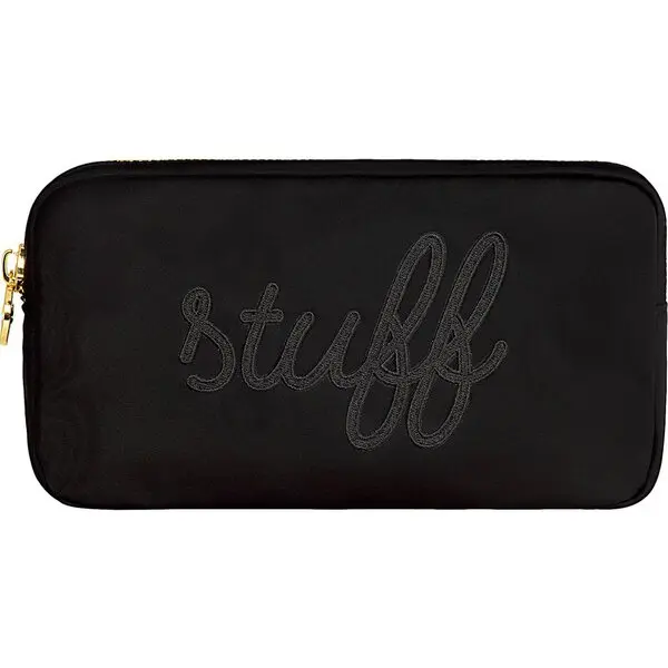 Stoney Clover Lane Large Embroidered Nylon Pouch