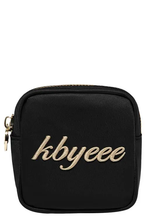 Stoney Clover Lane Mini Kbyeee Embroidered Pouch