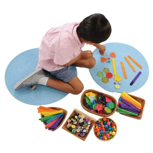 KAPLAN EARLY LEARNING COMPANY Flex Spot Woven Matset Of 6
