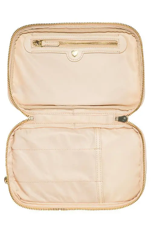 Stoney Clover Lane Double Zip Nylon Pouch - Sand