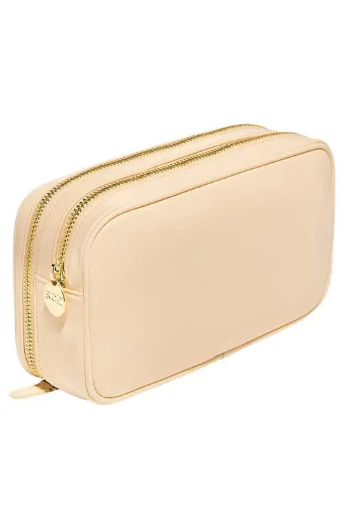 Stoney Clover Lane Double Zip Nylon Pouch - Sand