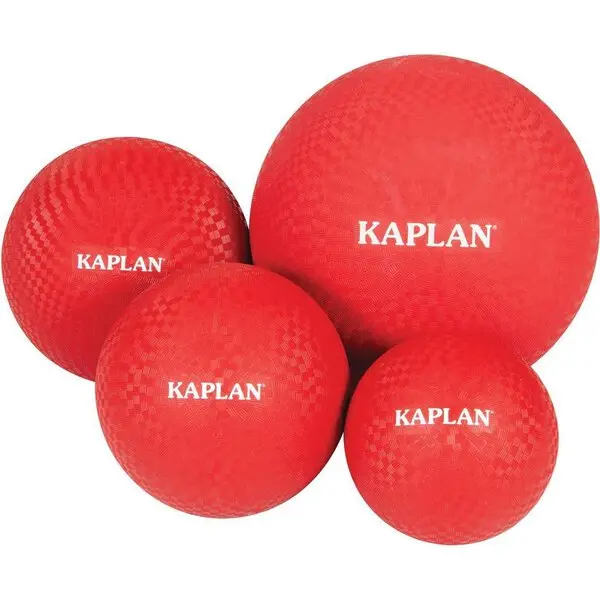KAPLAN EARLY LEARNING COMPANY Playground Balls Set Of 4 - Red