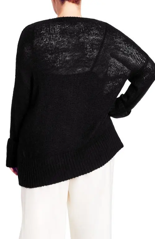 City Chic Ruby Tunic Sweater