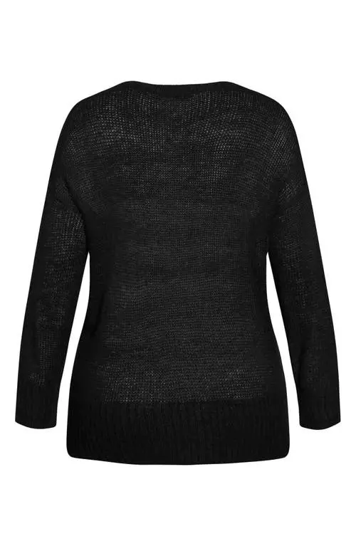 City Chic Ruby Tunic Sweater