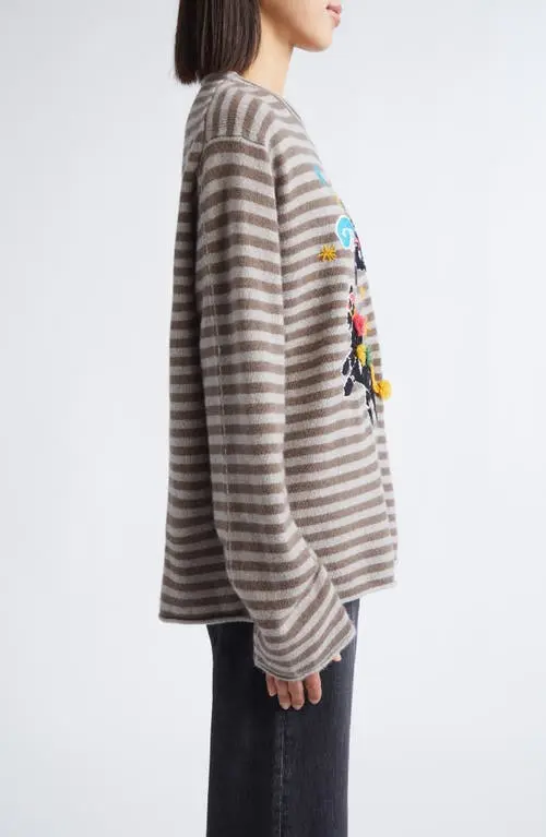 YANYAN Lunar New Year Horse Embroidered Sweater