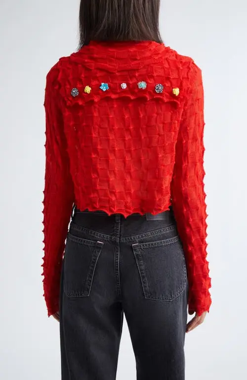 YANYAN Lunar New Year Wool Sweater With Removable Collar