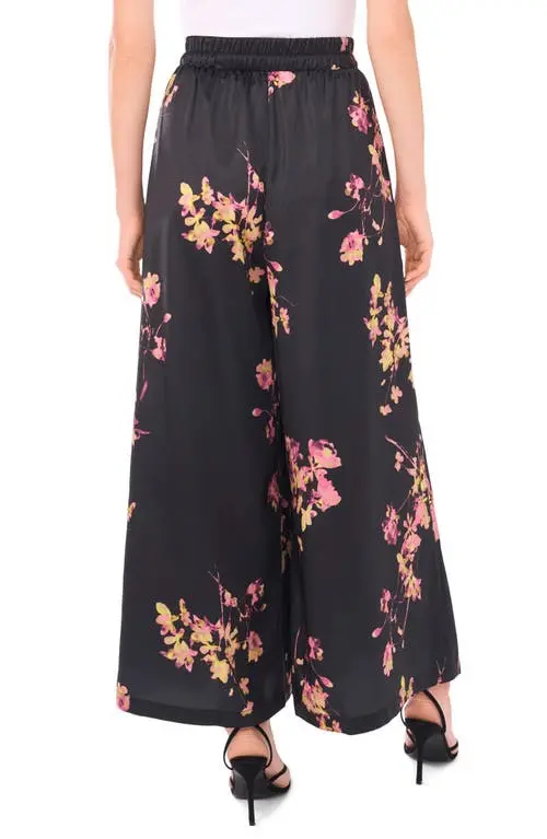 Vince Camuto Print Drawstring Wide Leg Pants
