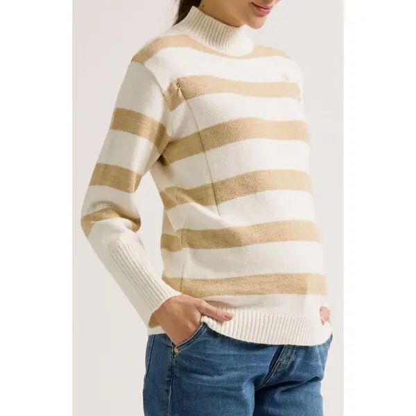 CACHE COEUR Cabourg Maternity & Nursing Sweater - Beige/ivory