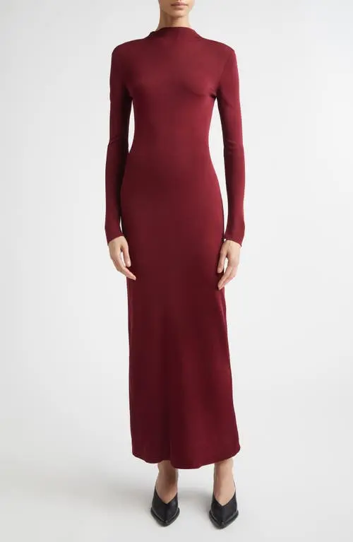 Altuzarra Kaplan Long-sleeve Knit Funnel Neck Dress