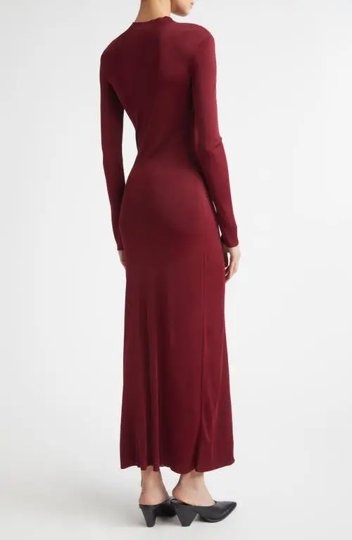 Altuzarra Kaplan Long-sleeve Knit Funnel Neck Dress