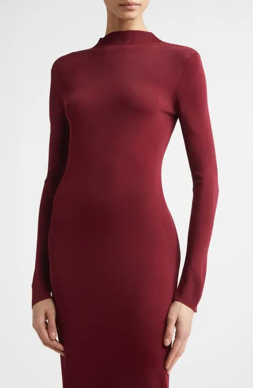 Altuzarra Kaplan Long-sleeve Knit Funnel Neck Dress