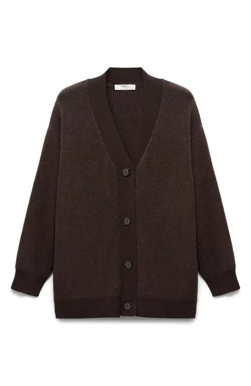 Mango Contrast Detail Cardigan