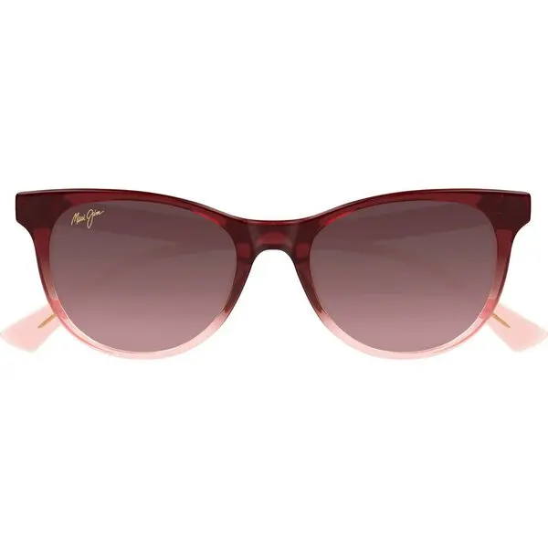 Maui Jim Lonomea 52mm Polarized Cat Eye Sunglasses - Red