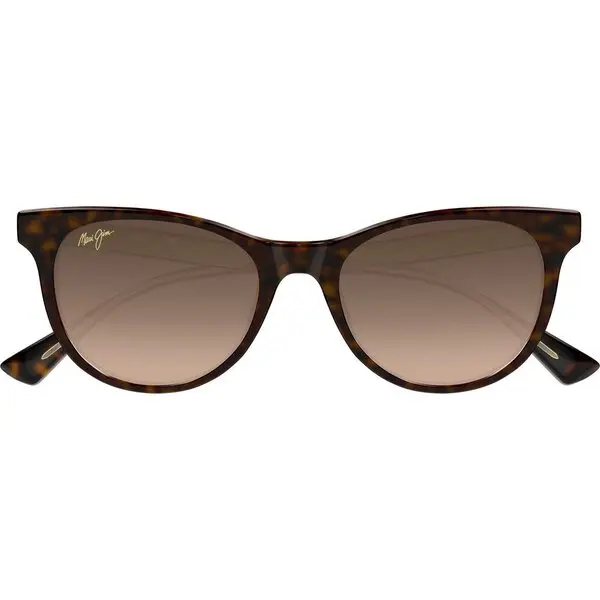 Maui Jim Lonomea 52mm Polarized Cat Eye Sunglasses - Tortoise