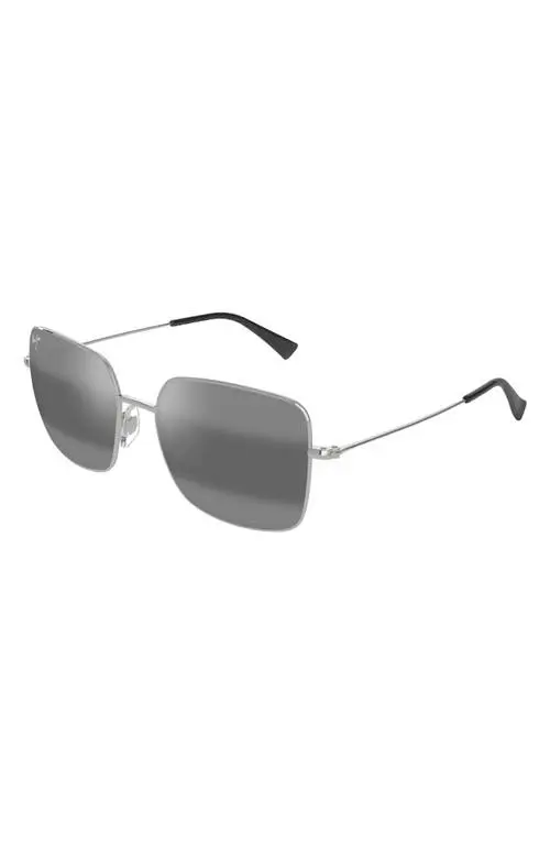 Maui Jim Lipine 55mm Polarized Flat Front Square Sunglasses