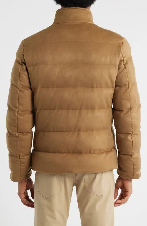 AURELIEN Water Resistant Quilted Wool Puffer Jacket
