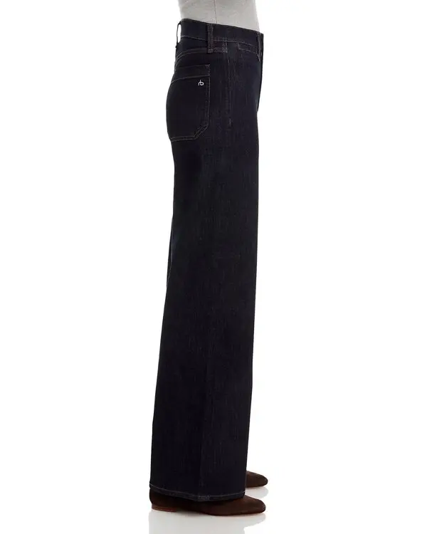Rag & Bone Flexi Hadley High Rise Wide Leg Pants