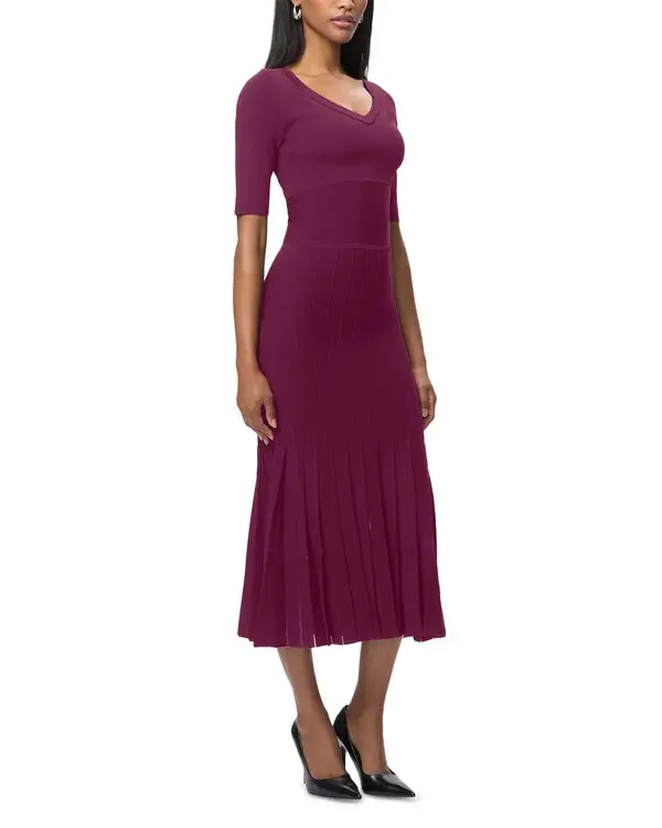 Herve Leger Demi Fit-and-flare Midi Dress