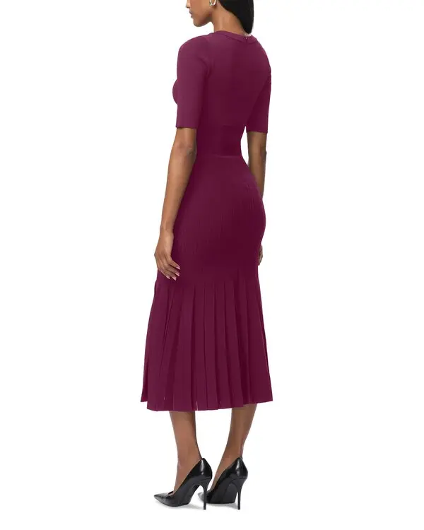 Herve Leger Demi Fit-and-flare Midi Dress