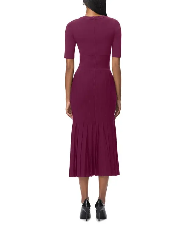 Herve Leger Demi Fit-and-flare Midi Dress