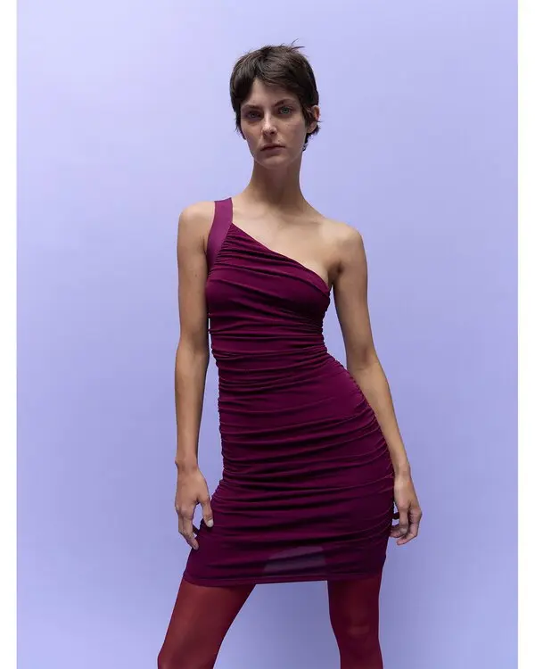 Herve Leger Lumi Mini Dress - Thistle