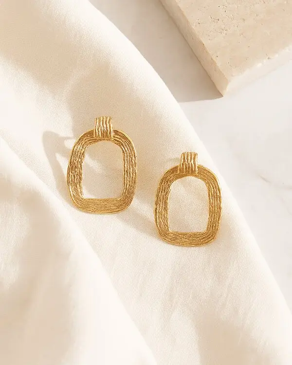 COG Eva Hoop Earrings - Gold