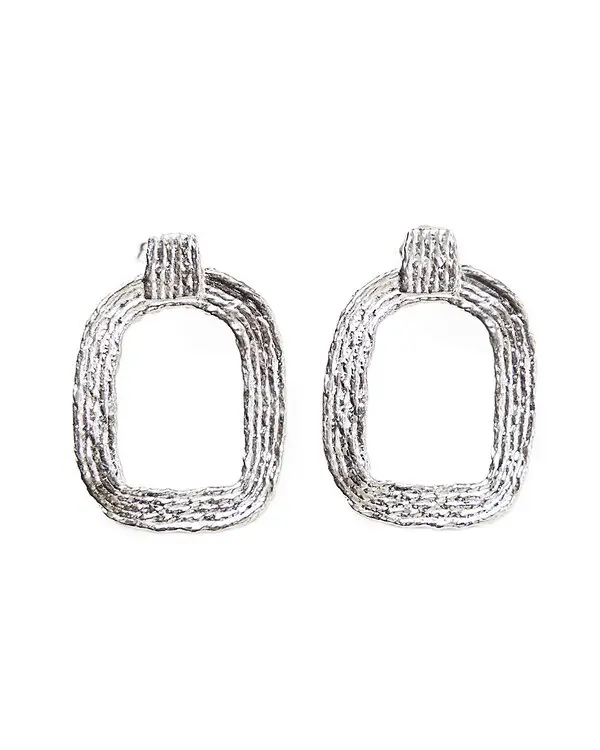 COG Eva Hoop Earrings - Silver