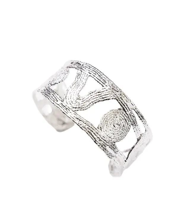 COG Nocturne Cuff Bracelet - Silver