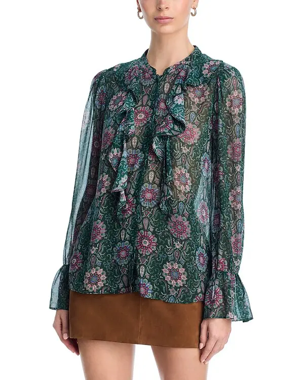 Paige Claude Silk Blouse