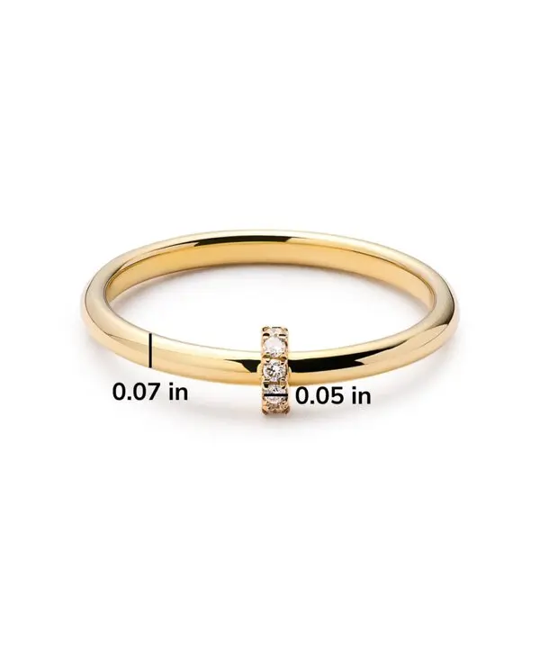 ANA LUISA Lab Grown Diamond Link Ring