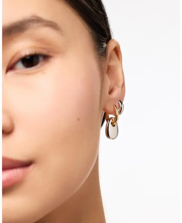 ANA LUISA Kayla Gold Drop Earrings - Two-tone