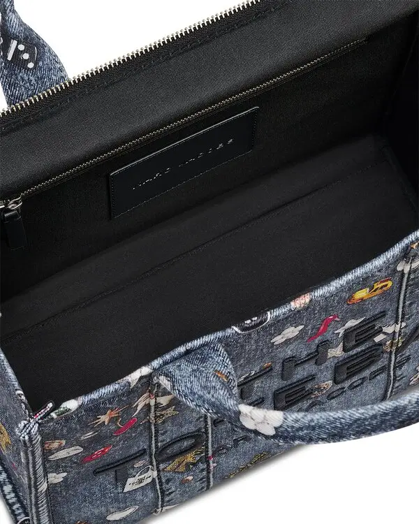 Marc Jacobs Trompe L'oeil Medium Denim Trinket Tote