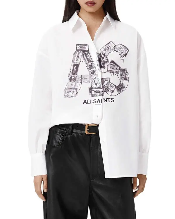 ALLSAINTS Adrienne Print Shirt