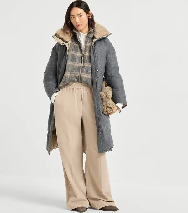 Brunello Cucinelli Virgin Wool Down Puffer Coat