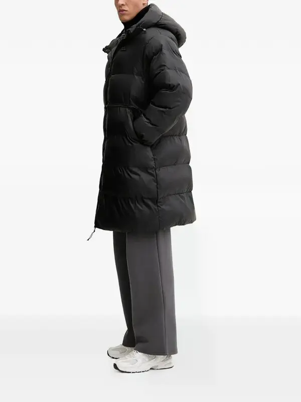 EA7 Logo Patch Padded Coat