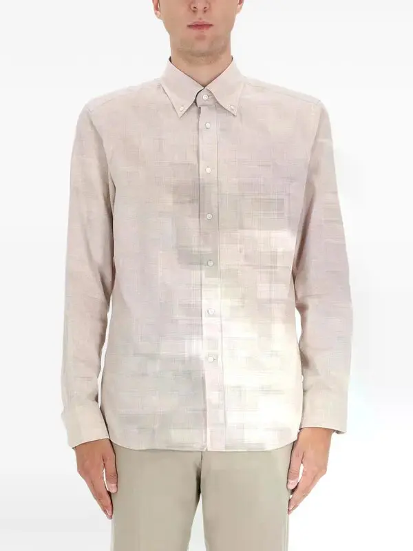BOSS Button Shirt - Neutrals