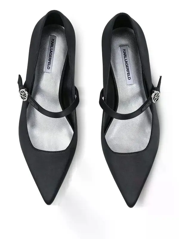 Karl Lagerfeld 30mm Buckle-strap Pumps