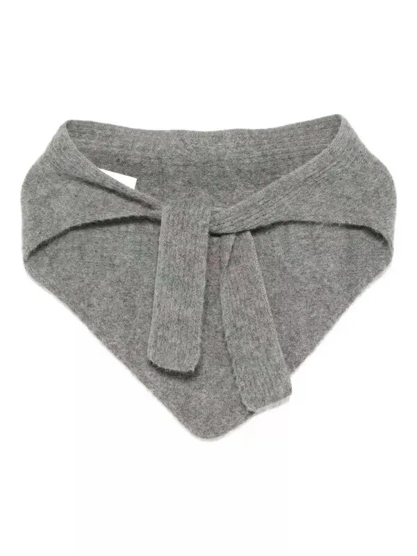 Jacquemus Triangle-shape Ribbed Scarf