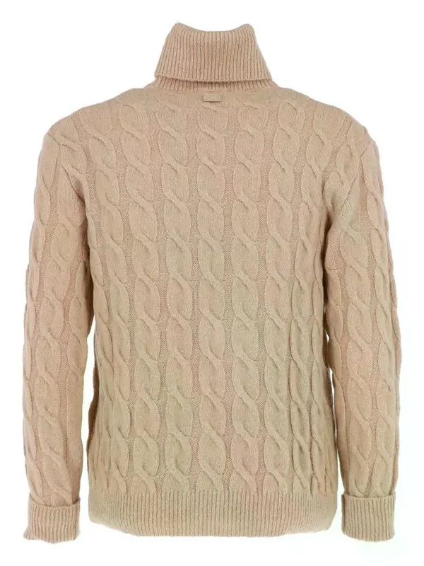 Jacob Cohen Cable-knit Turtleneck Sweater